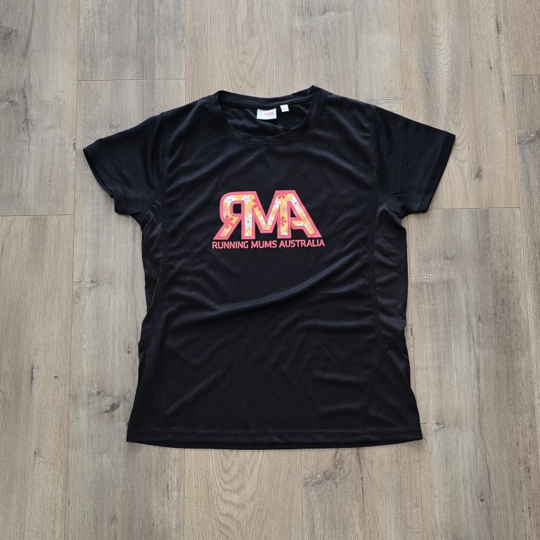 2025 RMA Flower Power technical Tshirt - RUNNING MUMS AUSTRALIA