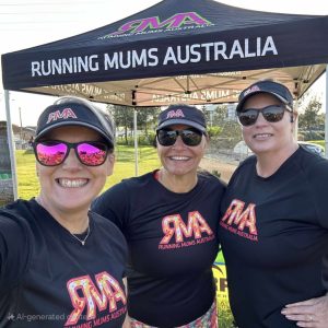 2025 RMA Flower Power technical Tshirt - RUNNING MUMS AUSTRALIA